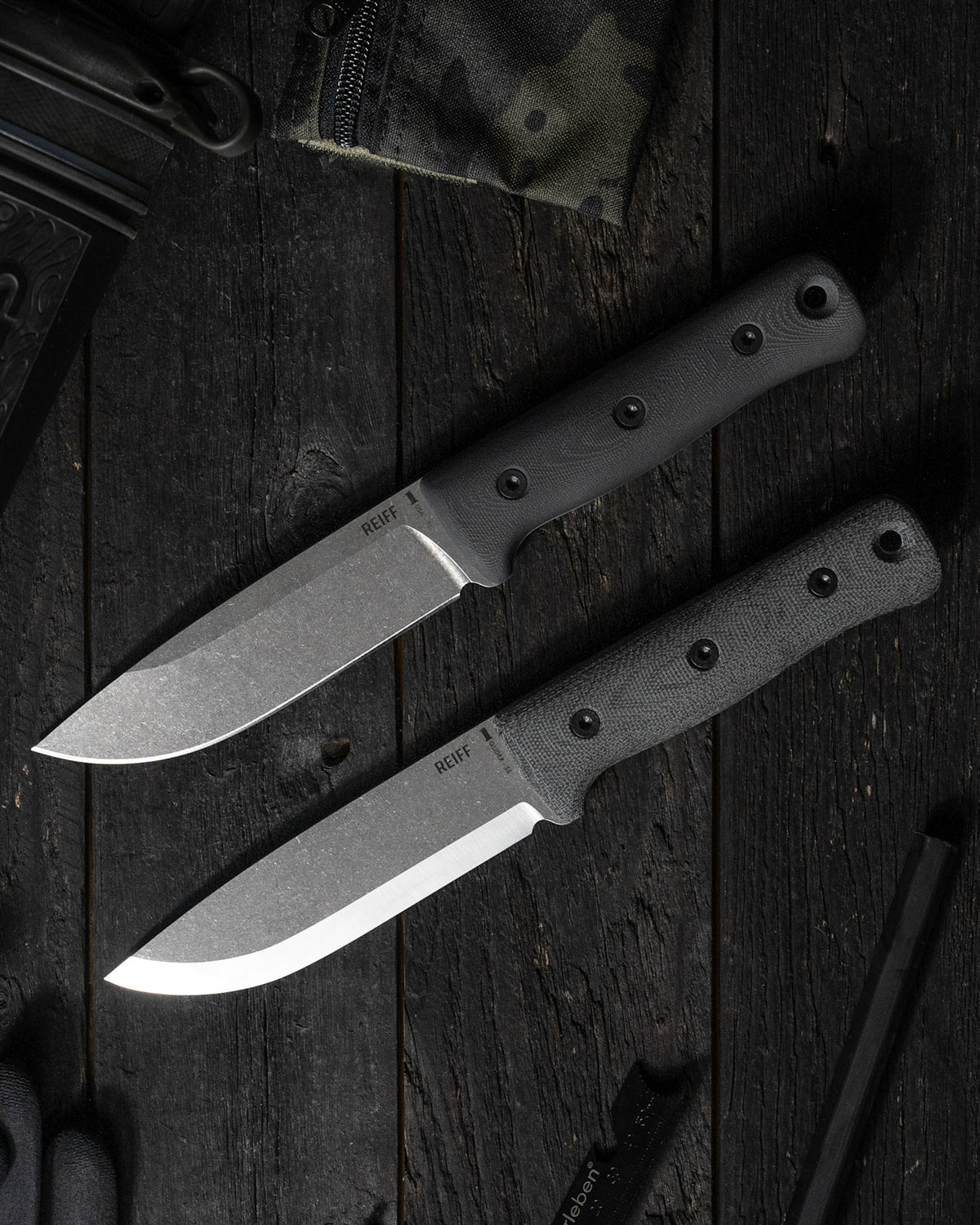 F5 Field Survival Knife &S5 Glider Bushcraft Knife - Reiff Knives
