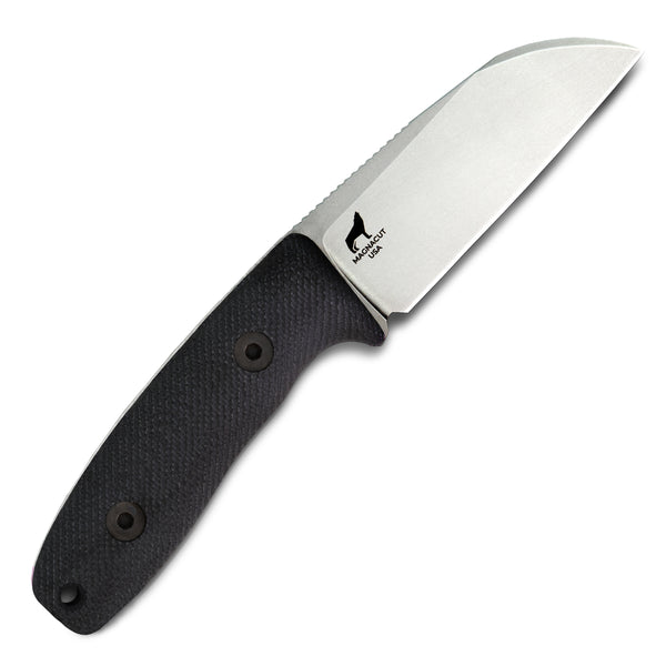 Circadian Sheepsfoot EDC Fixed Blade Knife (CPM MagnaCut, Stonewash, B ...