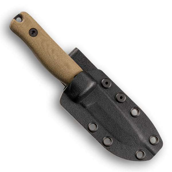 F3 EDC Fixed Blade Knife (CPM MagnaCut, Black DLC, OD Green Canvas Mic ...